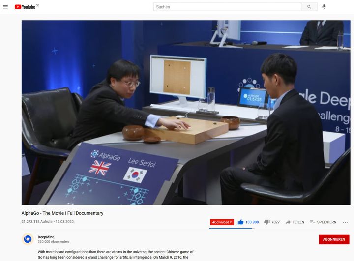 AlphaGo-Film auf Youtube – Hebsacker Verlag